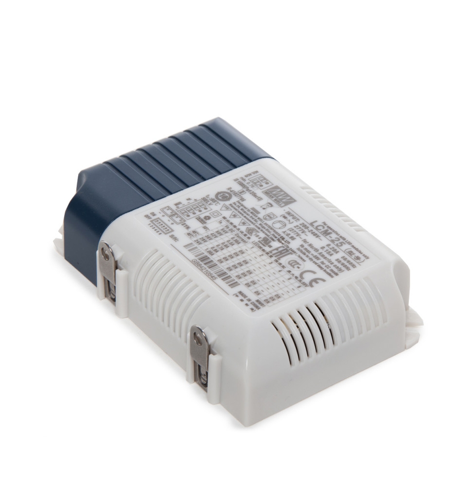 Driver Meanwell downlights 25W regulación 0-10V IP20